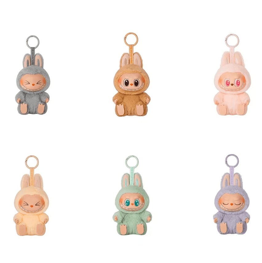 Labubu Doll Keychain Labubu Doll POP Mart Labubu Plush Toys Elegant ...