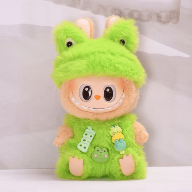 Labubu Doll POP MART Labubu Monster Sitting Party Macaron Doll Furry ...