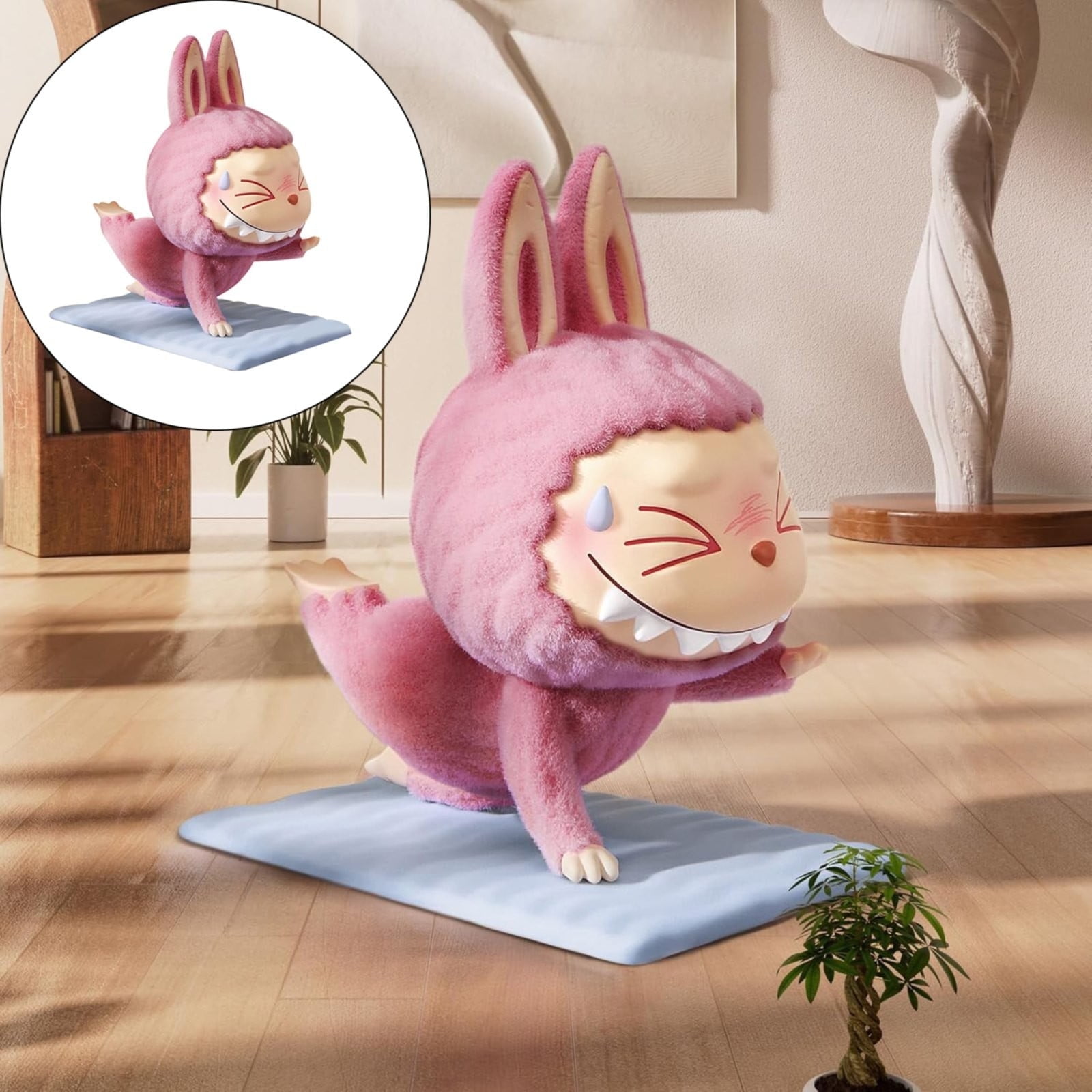 Labubu Doll Labubu Toys Clearance POP MART LABUBU Plush Series Lazy ...