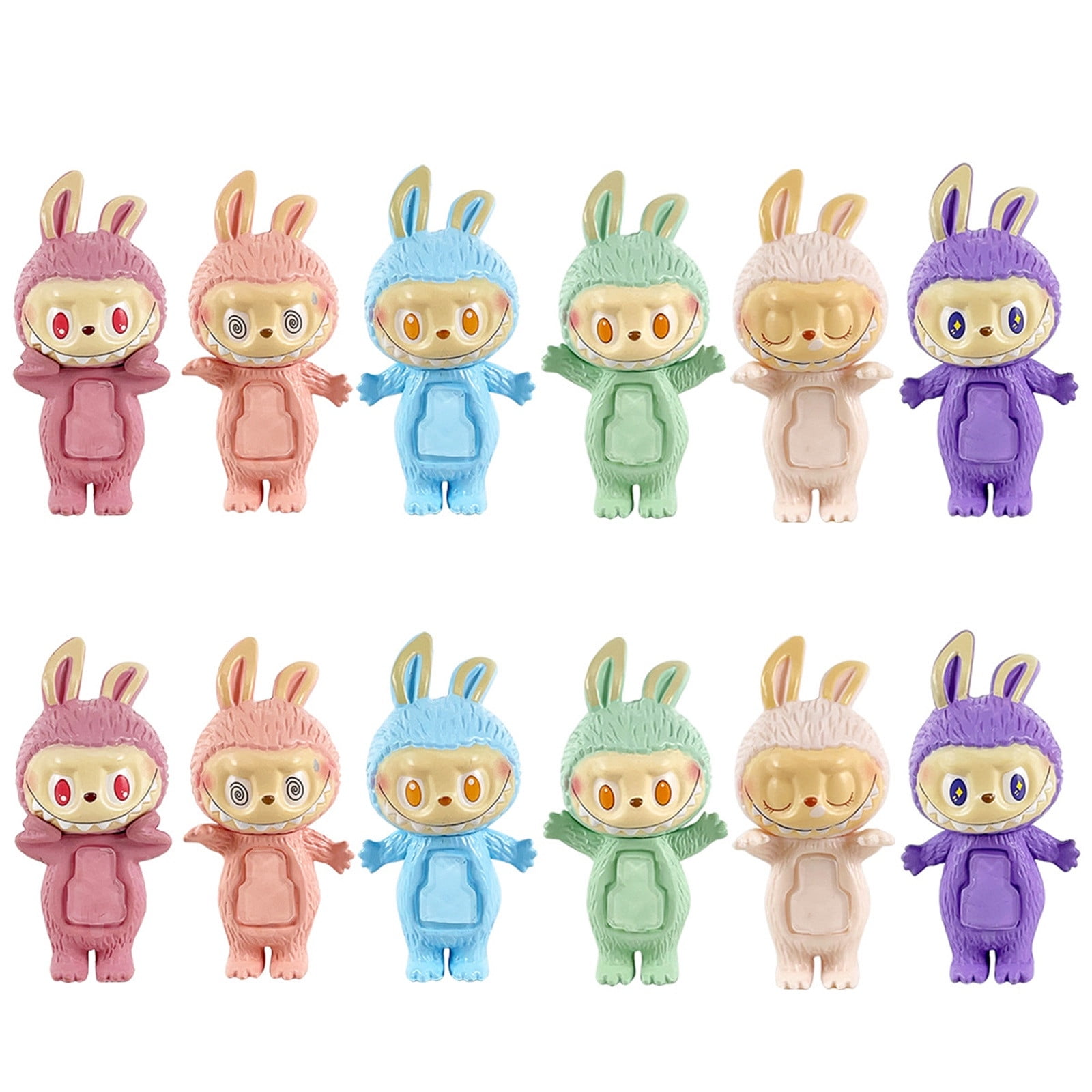 Labubu Labubu Keychain 12Pc Intriguing Angel Figurines In Surprise ...