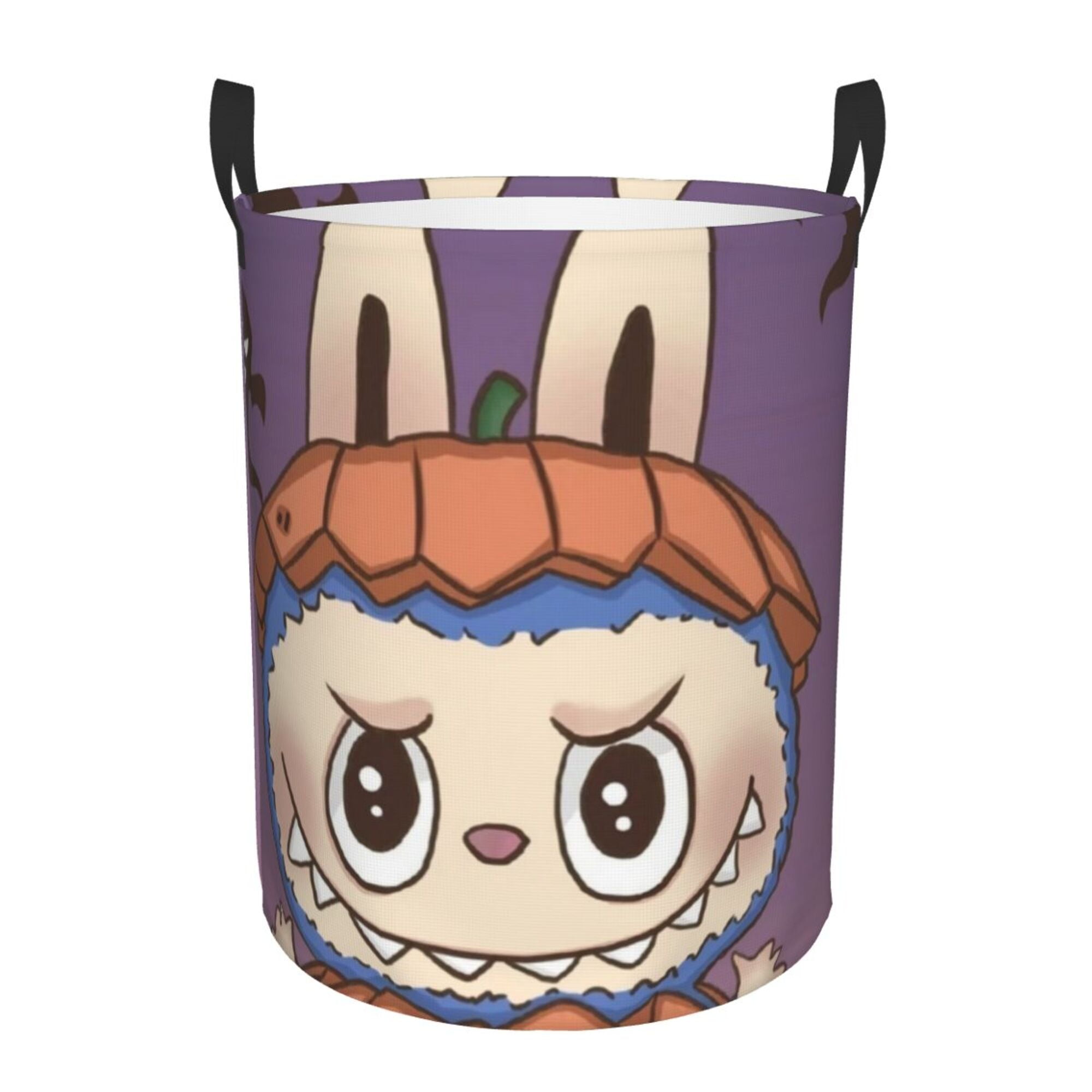 Labubu Laundry Hamper, Waterproof Collapsible Circular Storage Basket ...