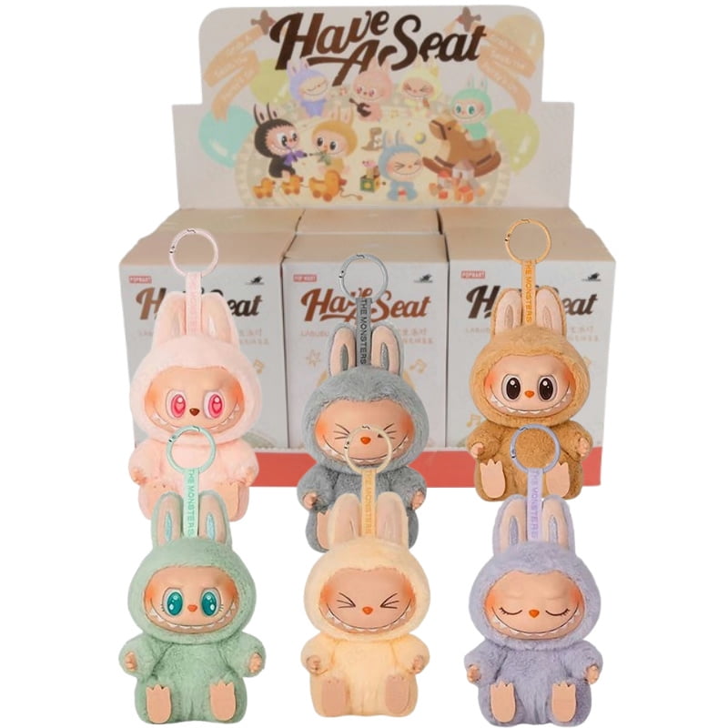 Labubu Monster,the Monsters Thrilling Macaron Plush Doll Series Figure ...