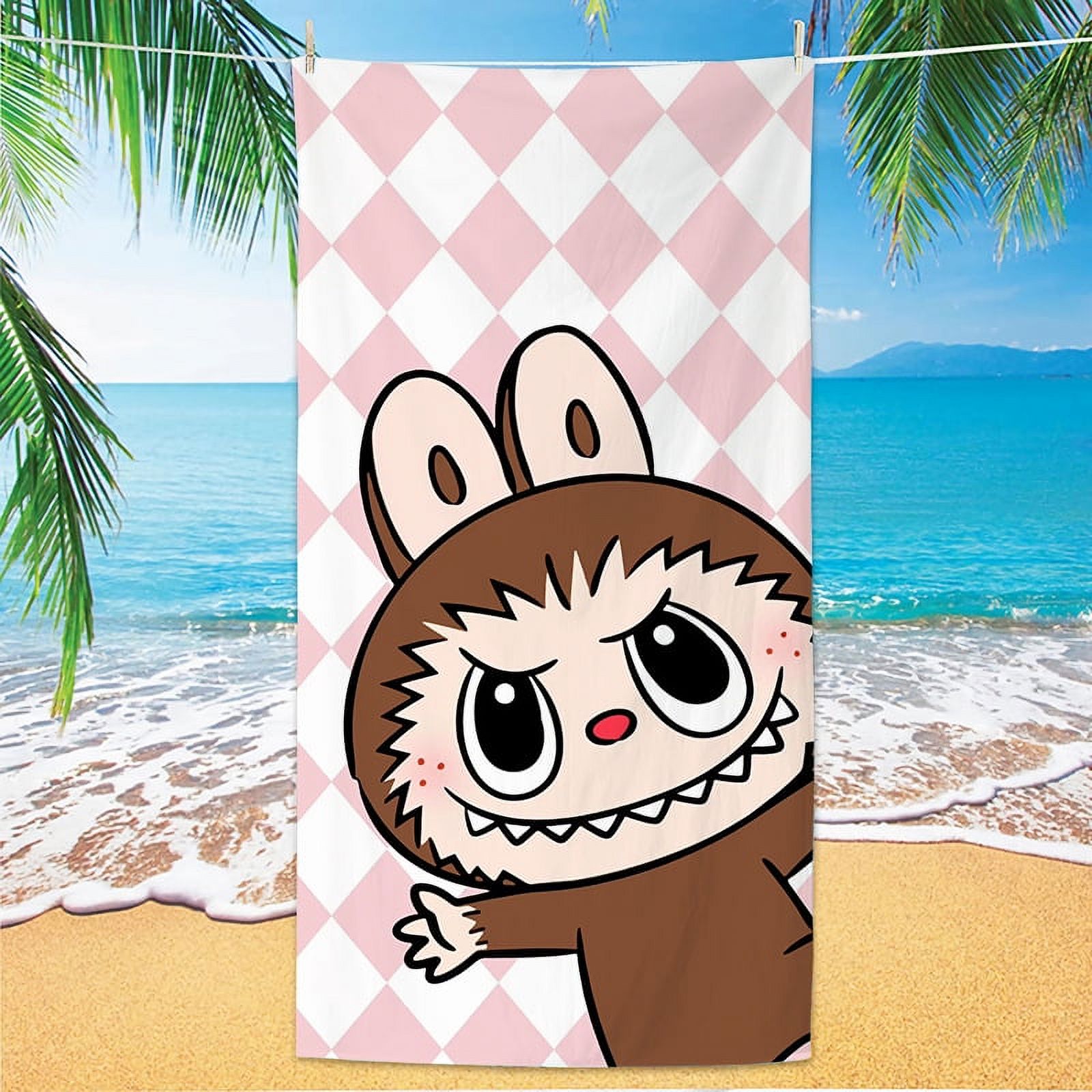 Labubu Multi-Picture Bath Towel Beach Towel Pool Towel Popular Pop Mart ...