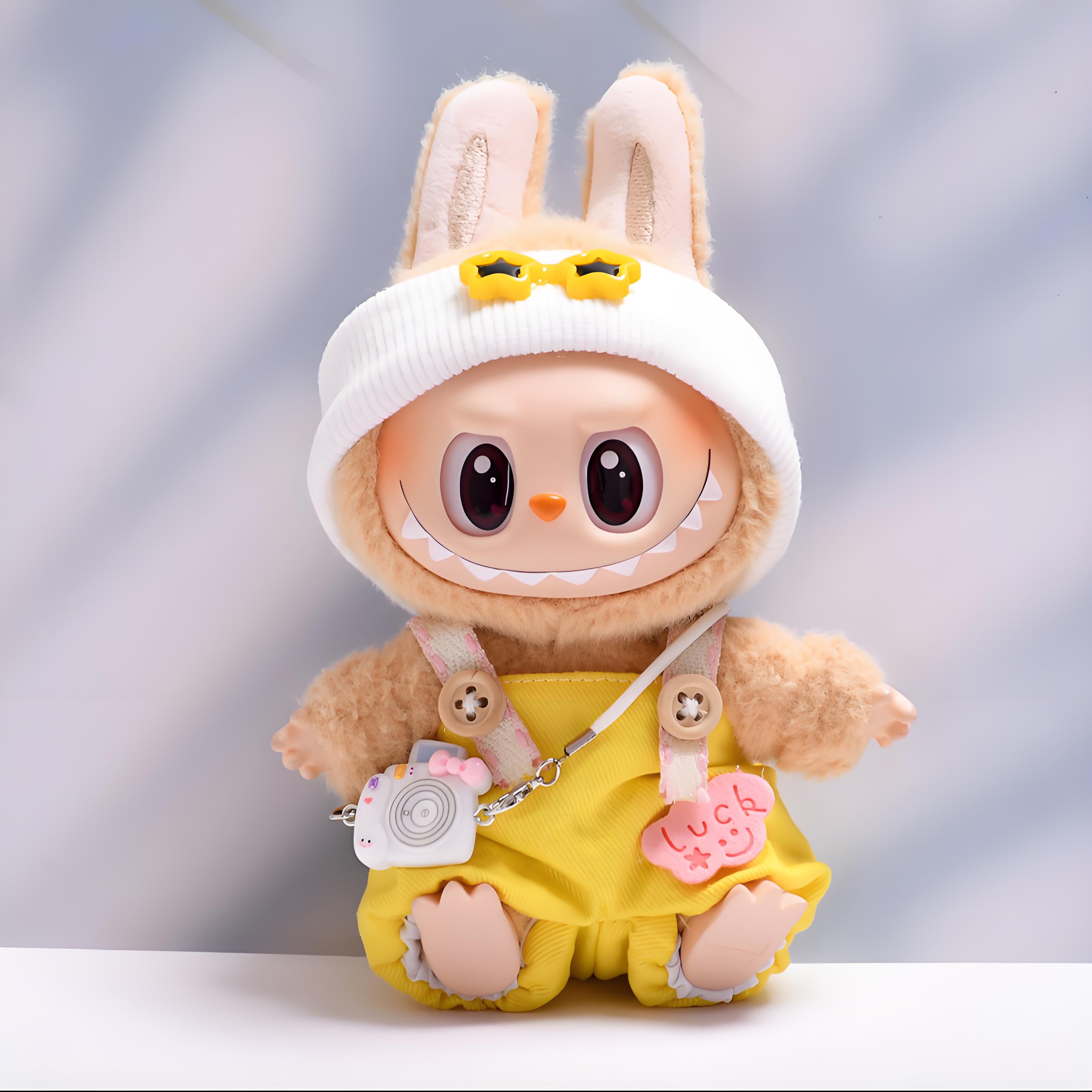 Labubu Outfit 17cm,6.7" Labubu Doll Clothes with Matching Outfits, No ...