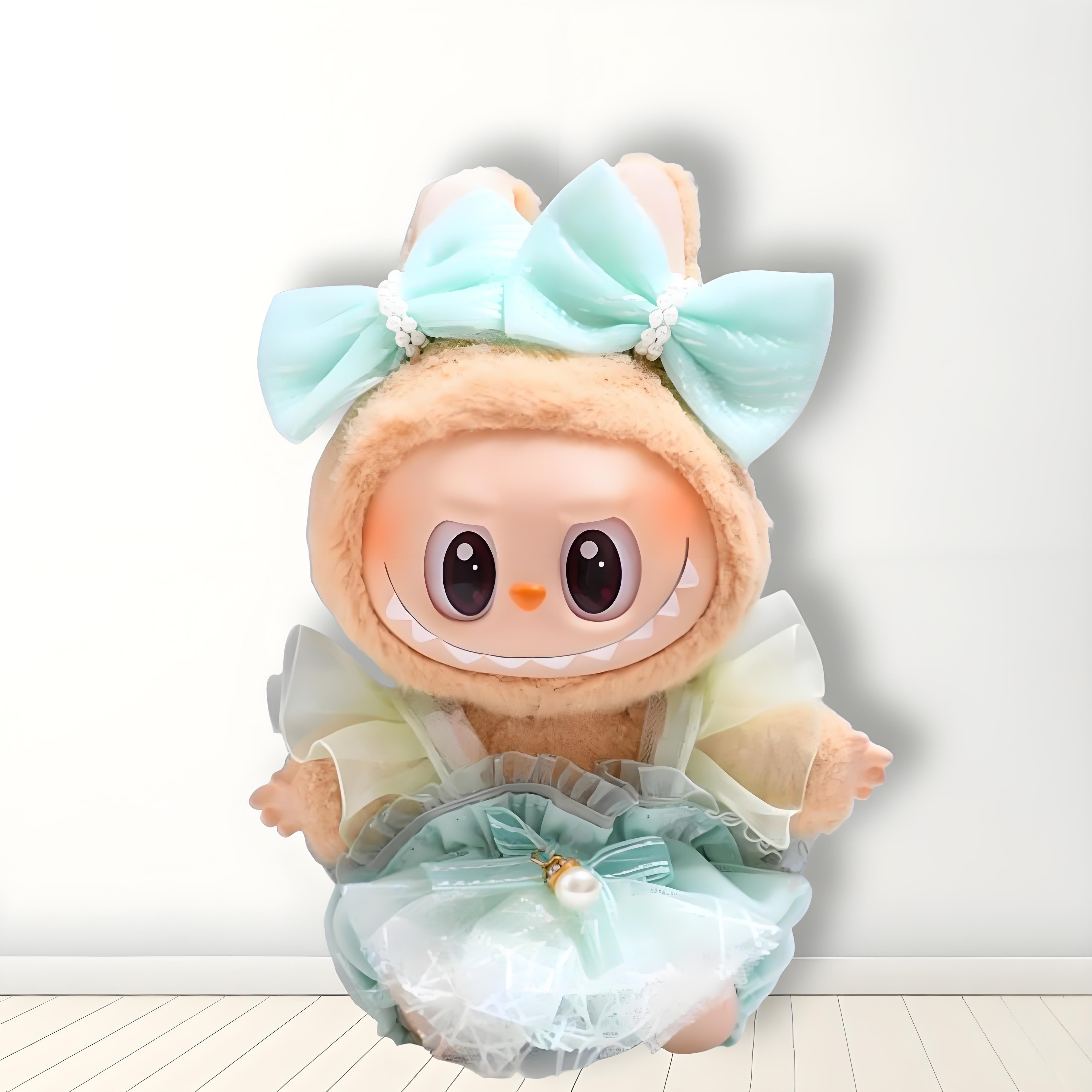 Labubu Outfit 17cm,Labubu Outfits For 6" Dolls, Plush Clothes with ...