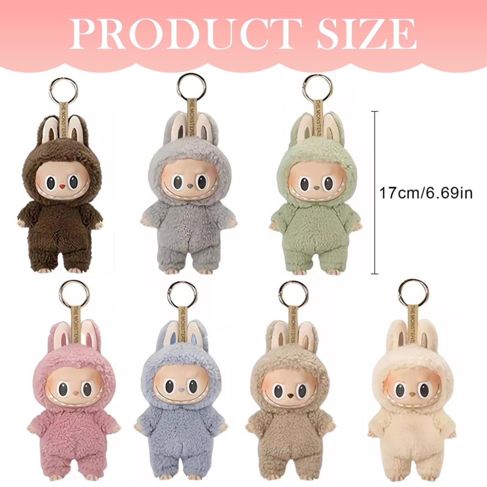 Labubu Plush Clearance Deals POP MART Labubu Macaron Plush Keychain - 6 ...