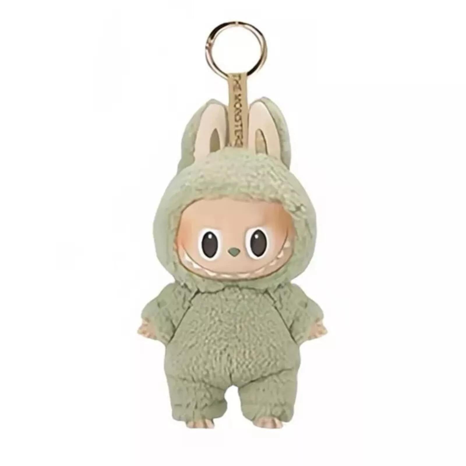 Labubu Pop Mart Labubu Clothes Adorable Plush Bunny Keychain Soft ...