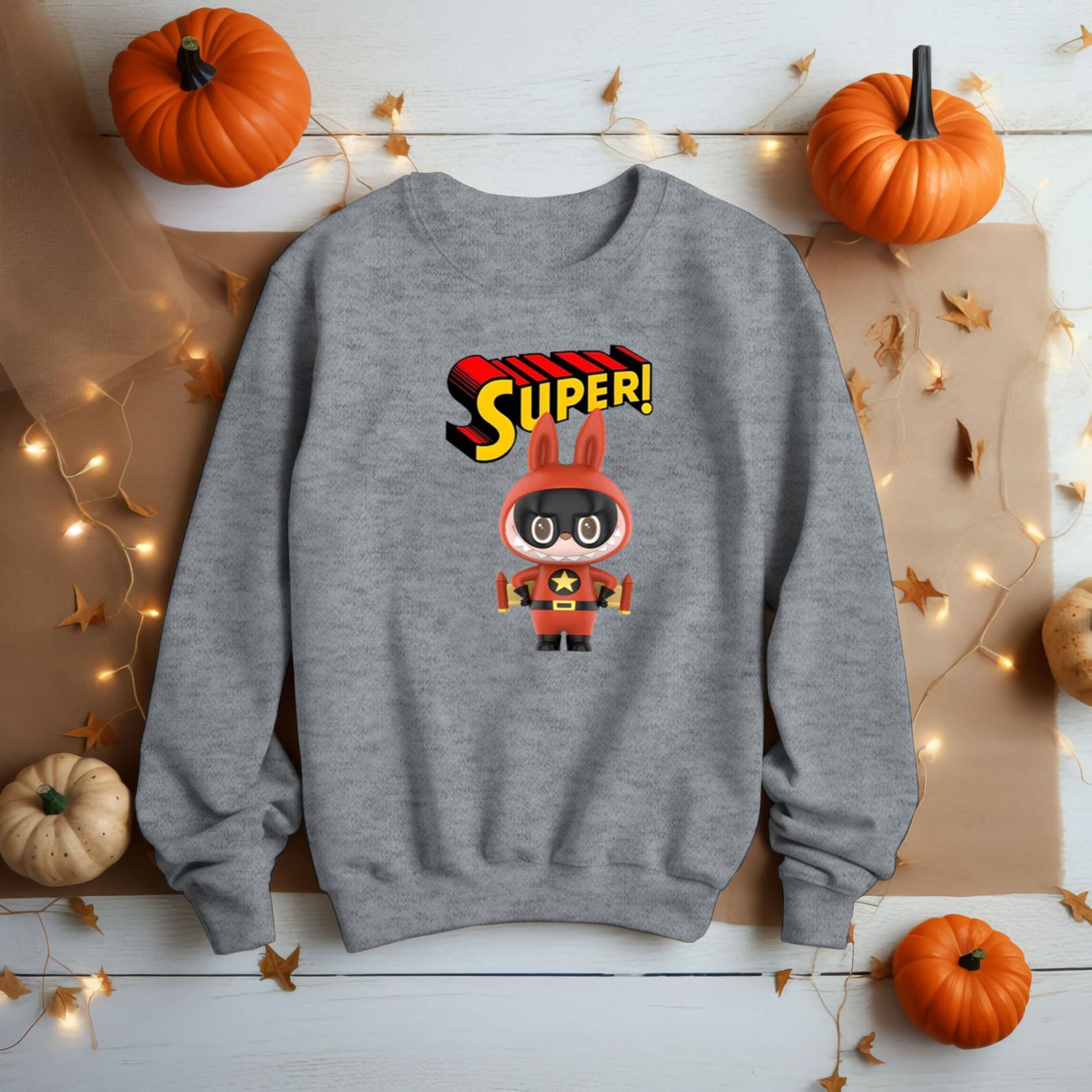Labubu Superman T-Shirt-removebg-preview - Walmart.com