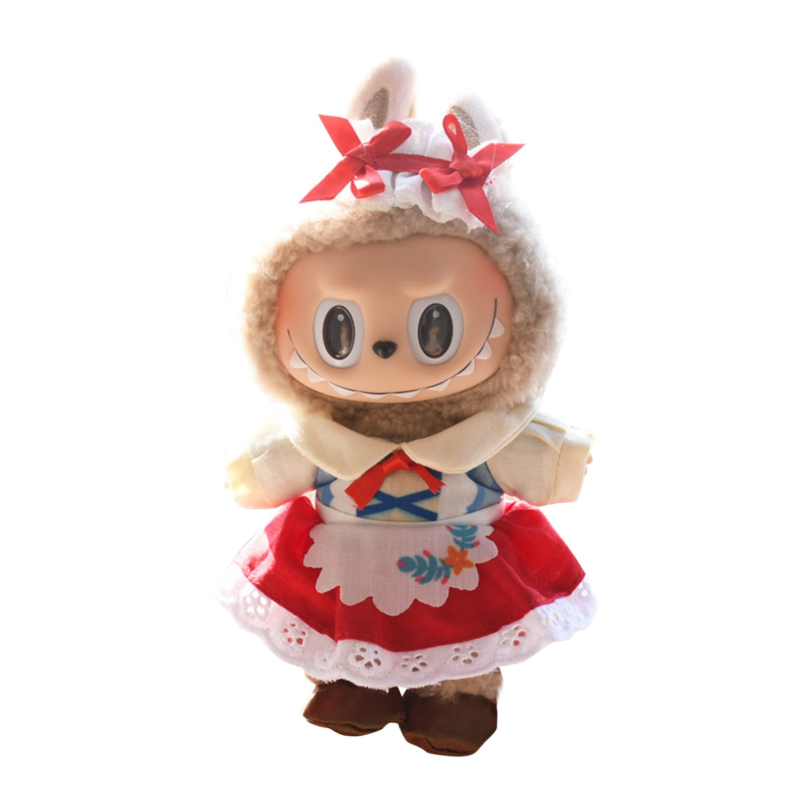 Labubu The Monsters Exciting Macaron Vinyl Face Plush Series 1 Replacement Clothes Suit For 6