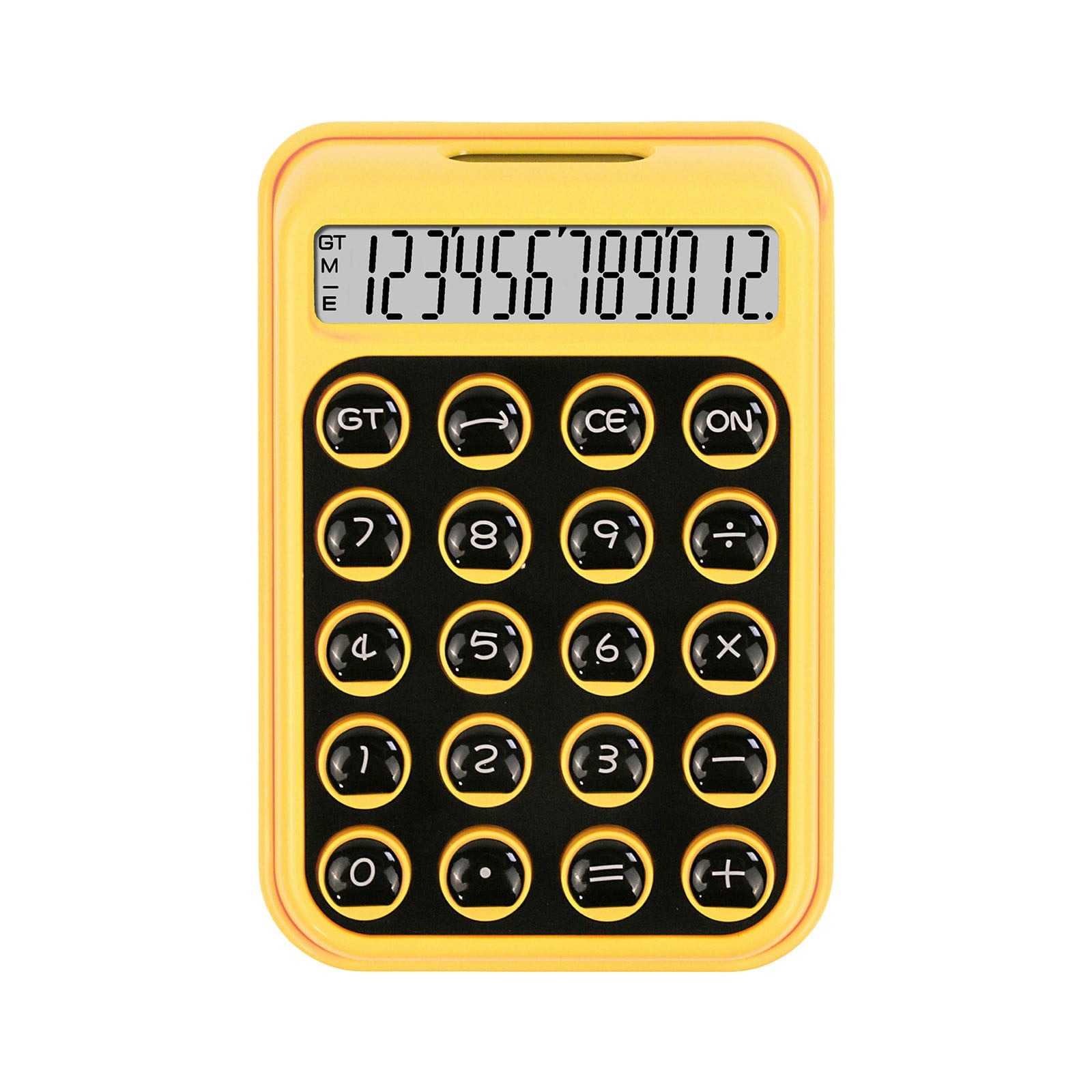 Labulousen 12 Digit Vibrant Colors Calculator with Solar Battery Backup ...