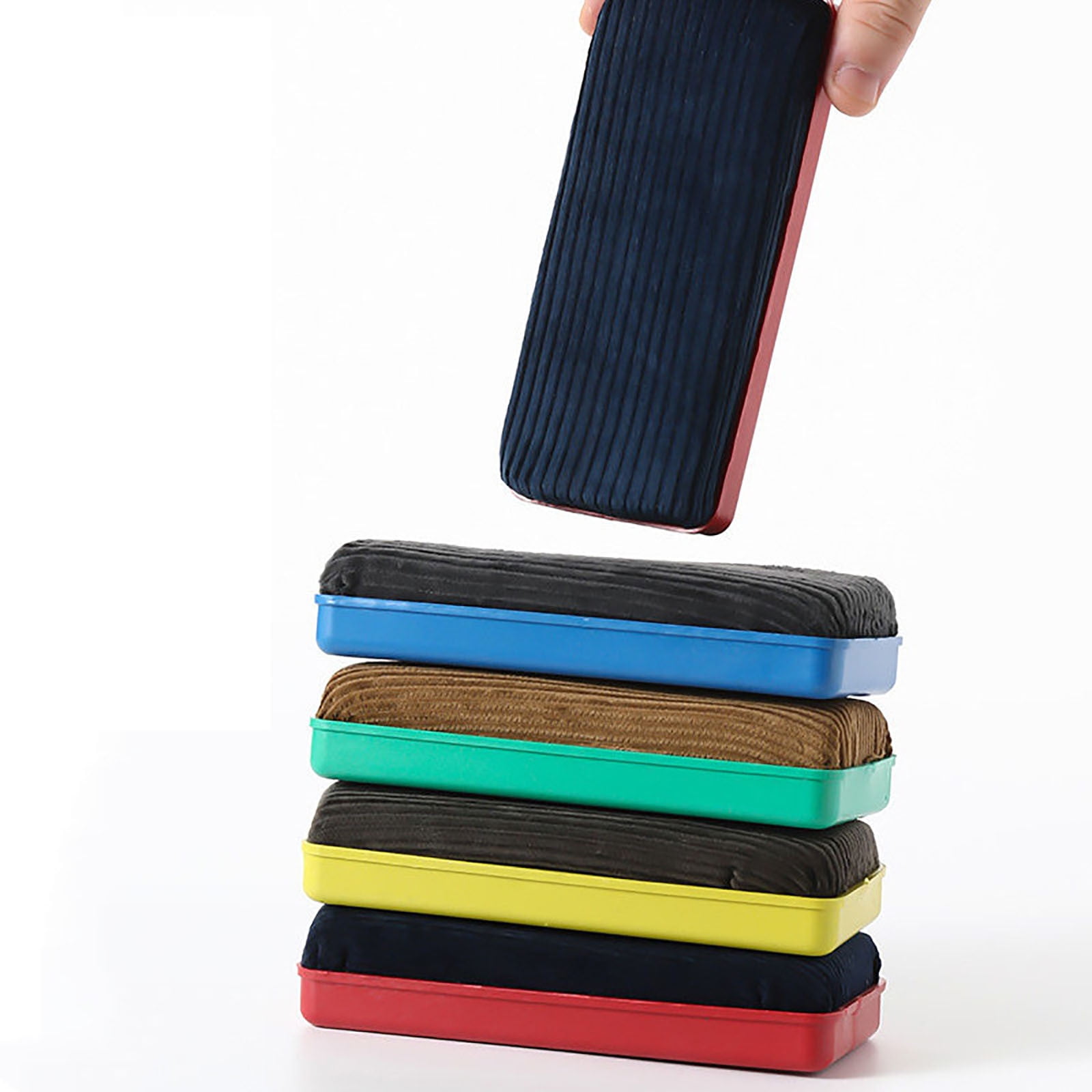 Labulousen 5PCS Flannel Whiteboard Eraser Premium Dry Erase Board Cleaner for Classroom, Office ...