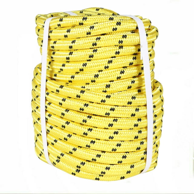 Labwork 1/2"x 200' Double Braid Polyester Pulling Rigging Line 5500Lbs ...