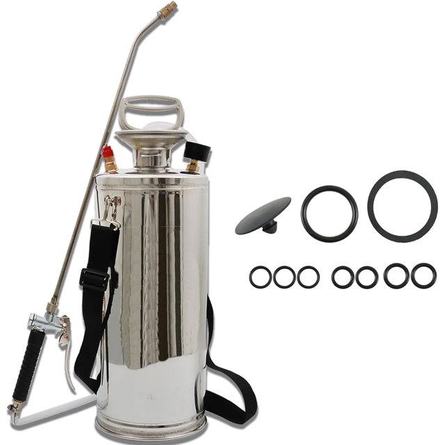 Labwork 2 Gallon Stainless Steel Sprayer Hand Pump Sprayer with ...