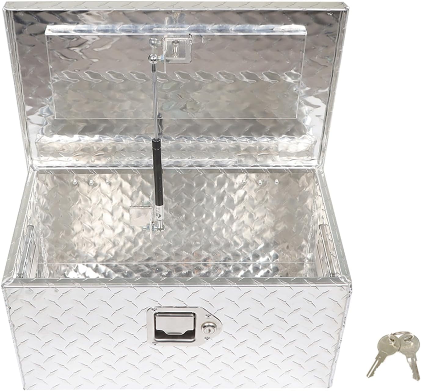 Labwork 20 Inch Heavy Duty Aluminum Diamond Plate Tool Box Silver ...