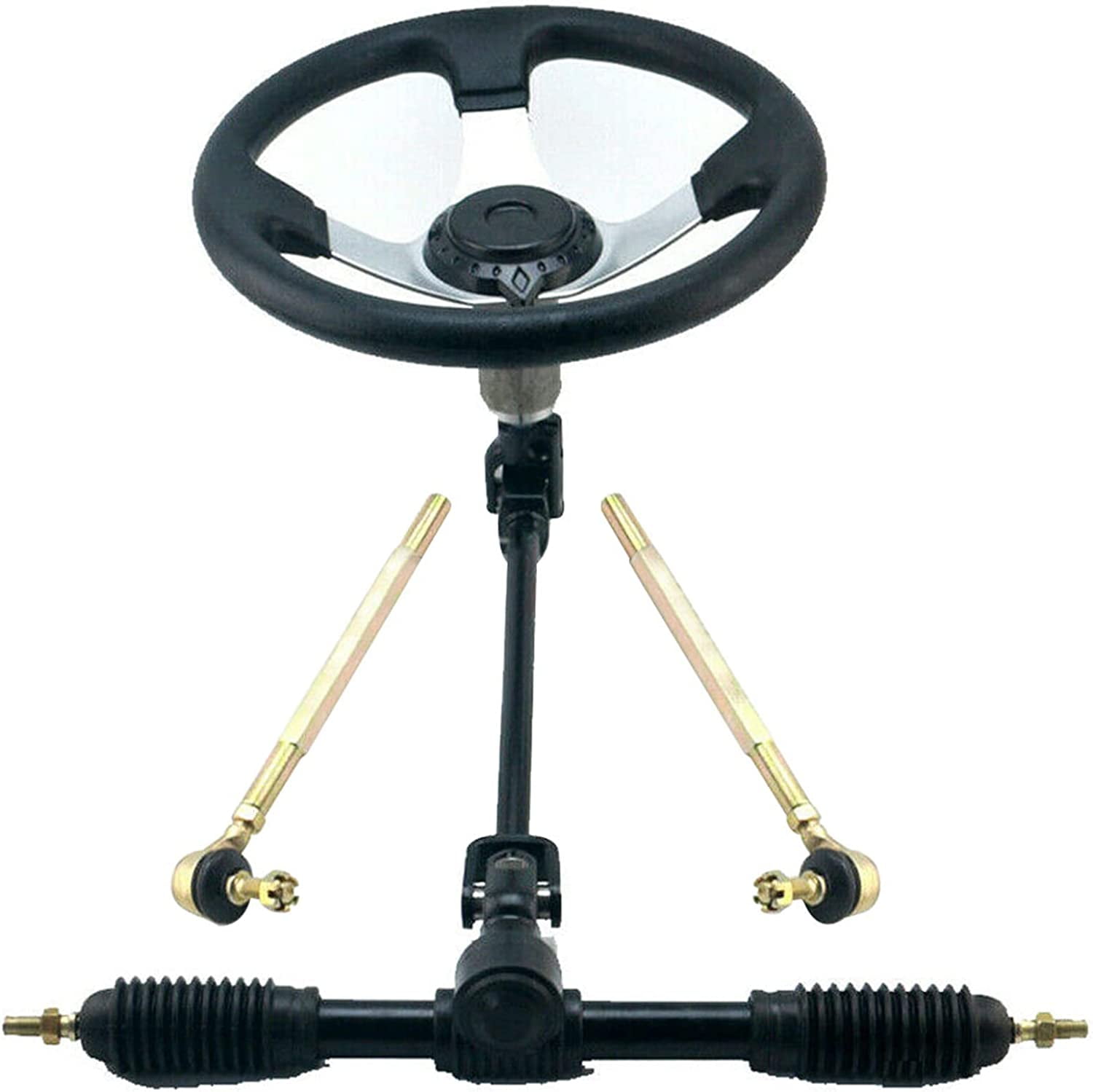 Labwork 300mm Steering Wheel Assembly Steel Gear Rack Pinion Set ...