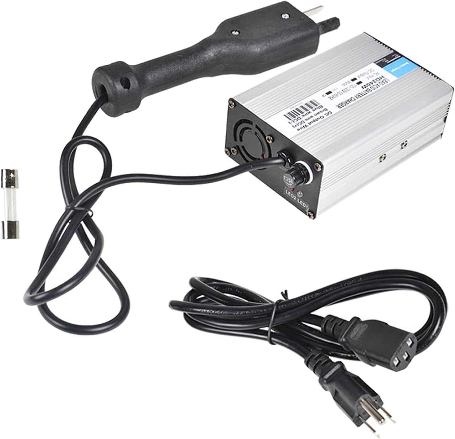 Labwork 36V 5A Golf Cart Battery Charger with Crows Foot Plug ...