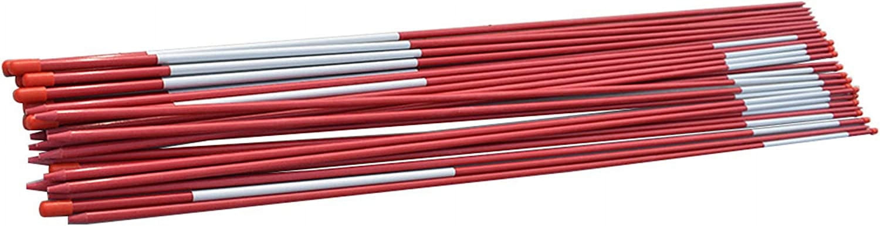 Labwork 48" Inch Snow Stakes Driveway Markers Poles Snow Plow Stakes ...