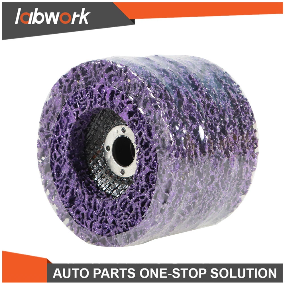 Labwork 5Pcs 4 Inch Strip Disc Wheel Paint Rust Removal Clean For Angle ...