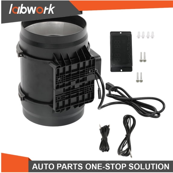 Labwork 8 Inch Inline Duct Fan HVAC Exhaust Blower Kit 807 CFM with EC ...