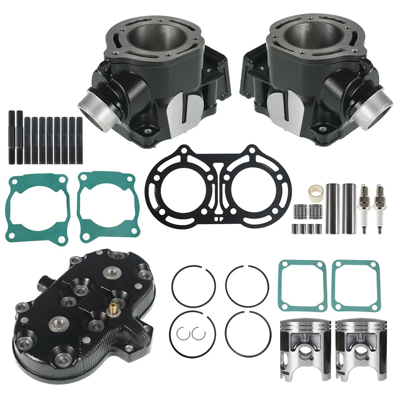 Labwork Cylinder Piston Gasket Kit Fit for 1987-2006 Yamaha Banshee 350 ...