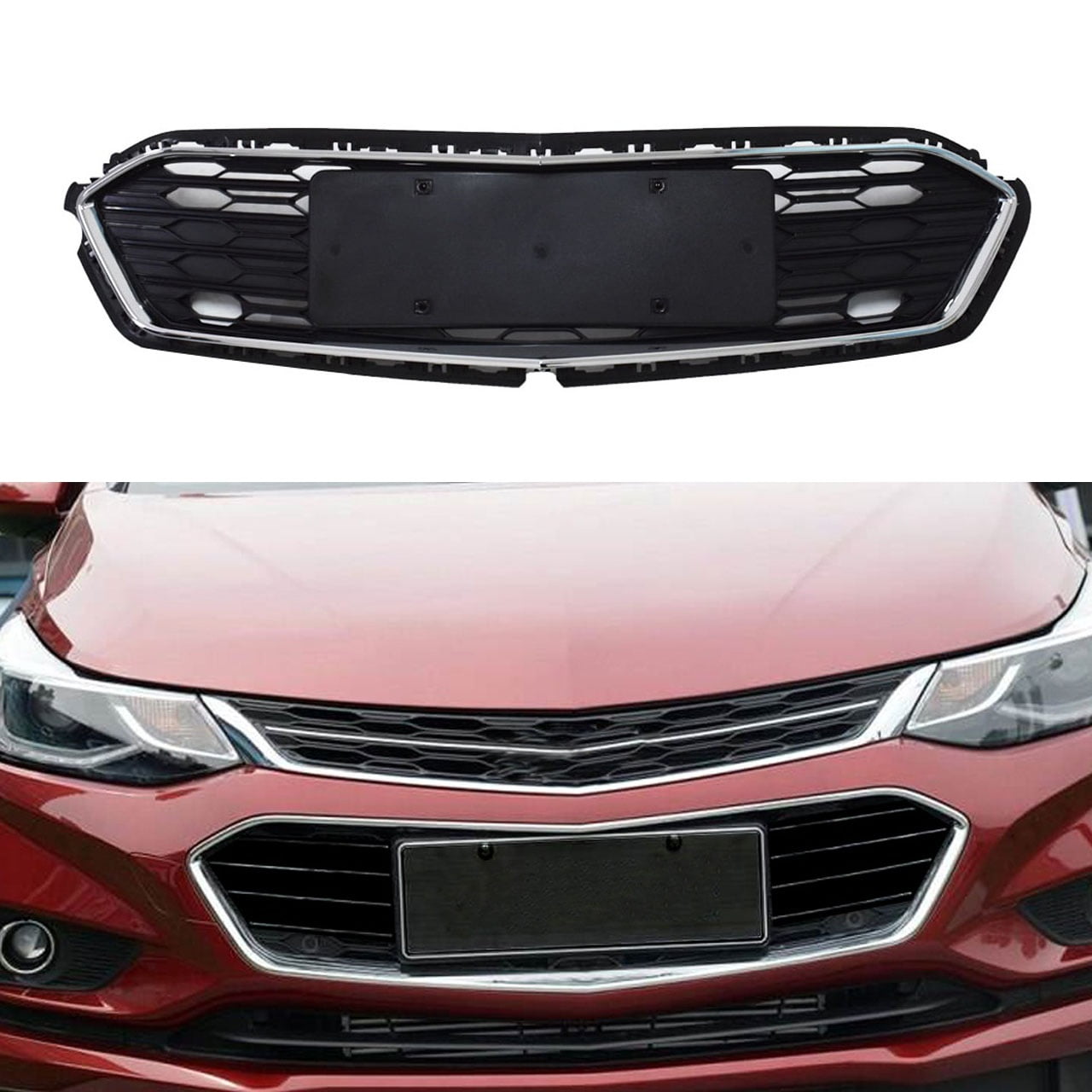 Labwork Front Bumper Lower Grill Grille Fit for Chevrolet Cruze 2016 ...