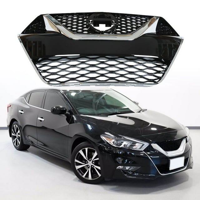 Labwork Front Grille Black & Chrome Grill Assembly Fit for 2016 2017 ...