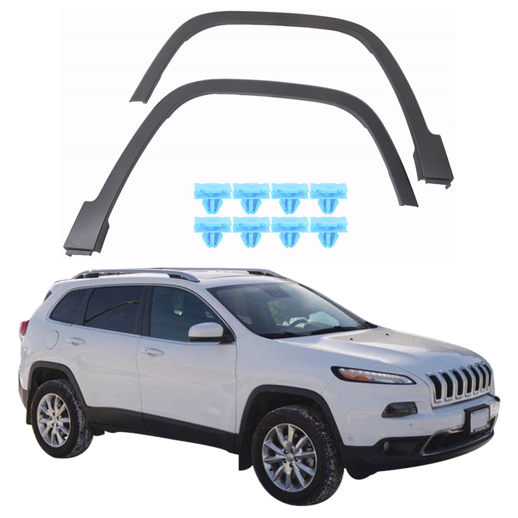 Labwork Front Left & Right Fender Flares Fit For Jeep Cherokee 2014 ...