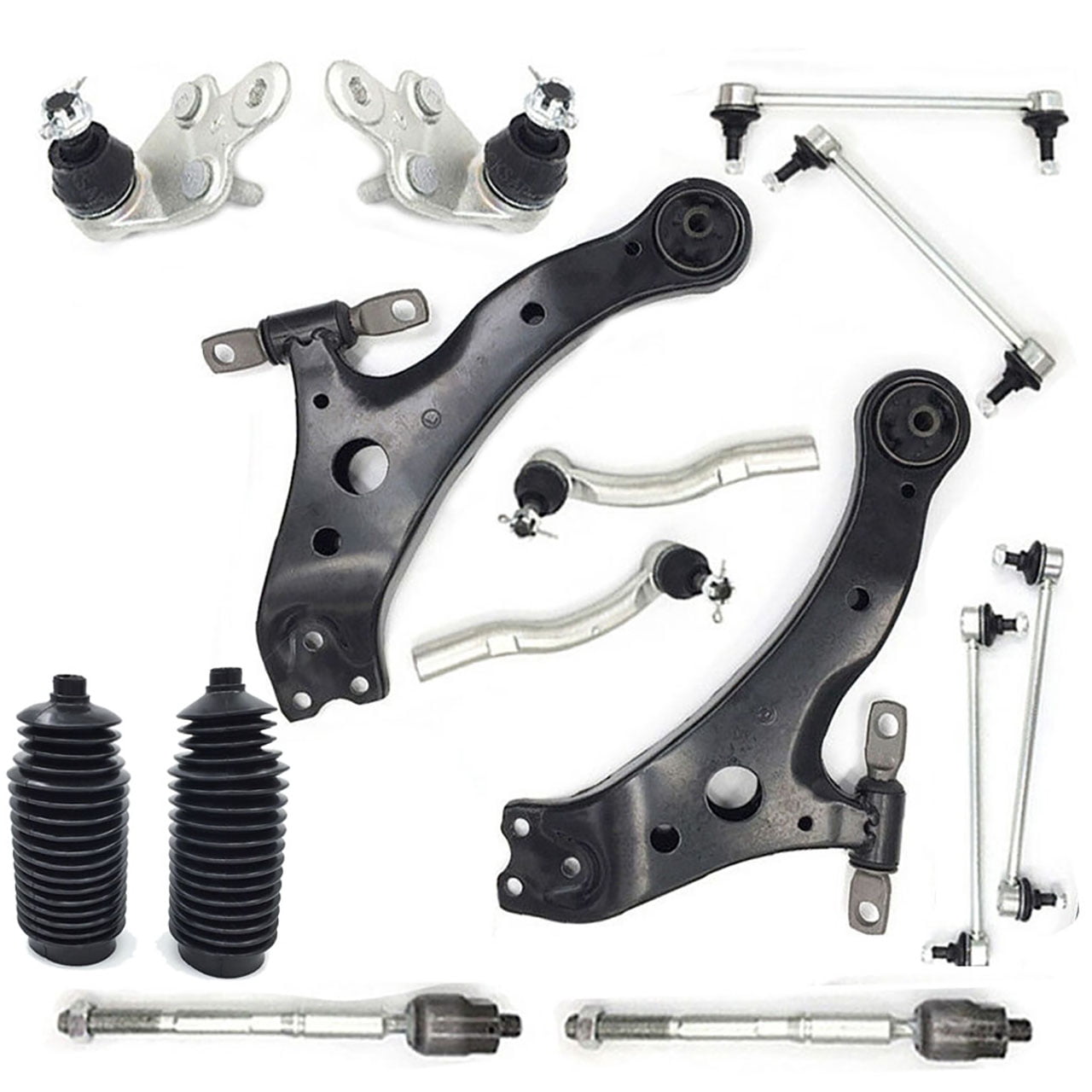 Labwork Front Lower Control Arm Suspension Tie Rods Kit Fit for 2007 ...