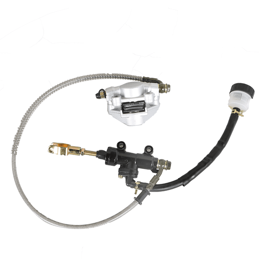 Labwork Go Kart Rear Hydraulic Brake Assembly Caliper Master Cylinder ...