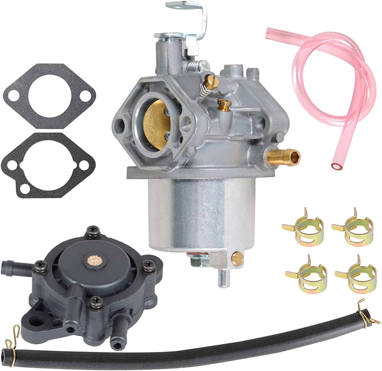 Labwork Golf Cart Carburetor with Fuel Pump Replacement for Club Car DS ...