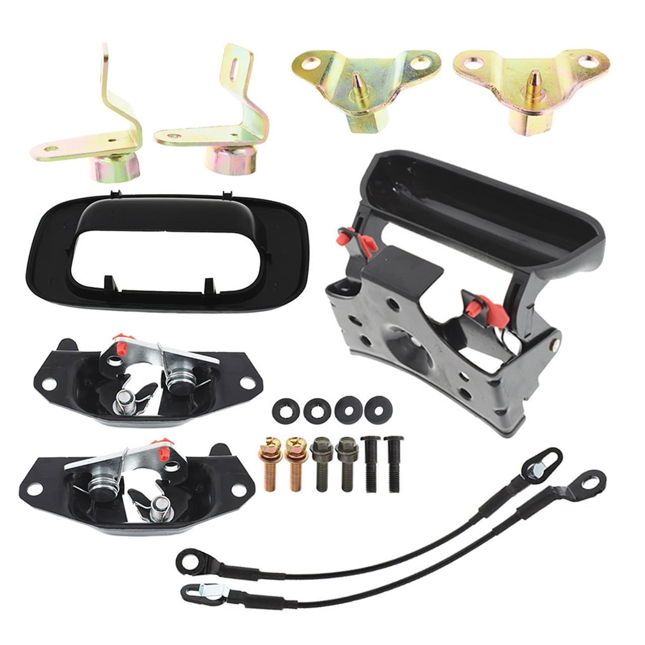 Labwork Tailgate Handle Hinge Latch Striker Cable Kit 15074253 15074252 ...