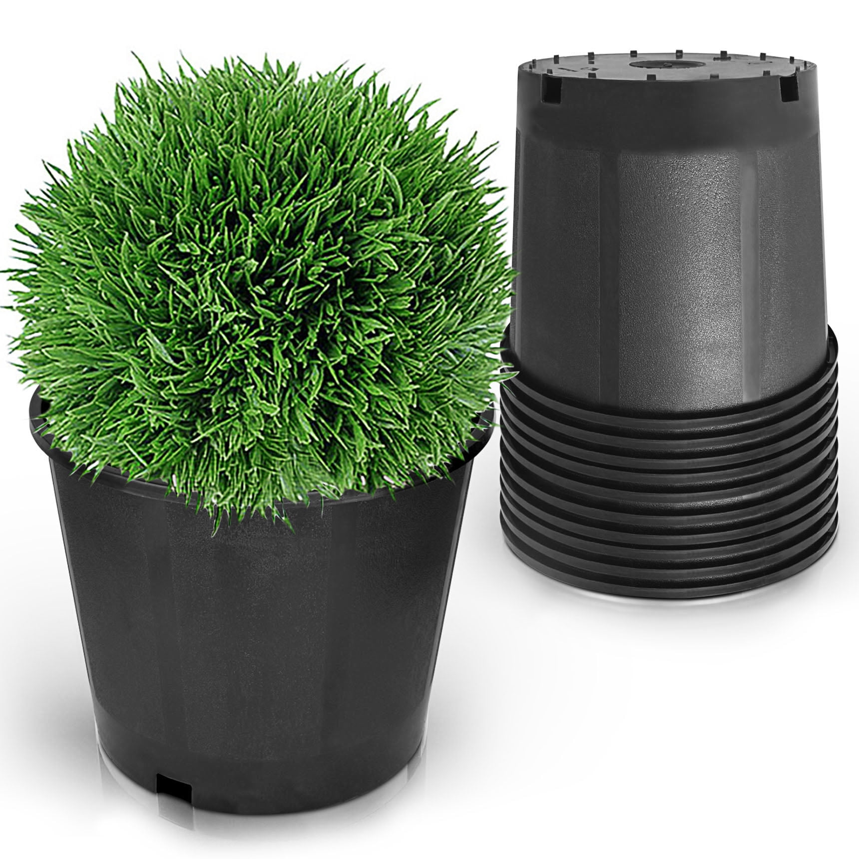 Labwork Trade Heavy Duty Huge Premium Nursery Pot Root Garden Container ...