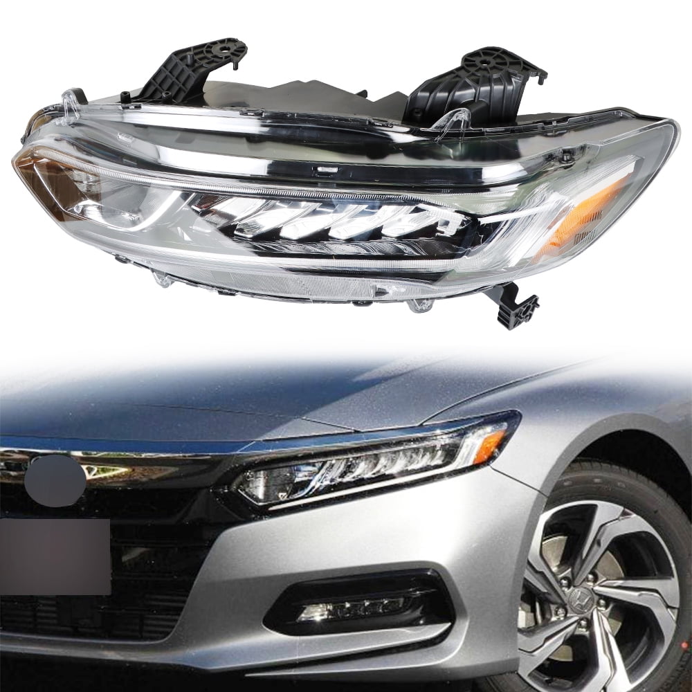Labwork alogen Headlight Replacement for 2018 2019 2020 Honda Accord Sedan Projector Headlight ...