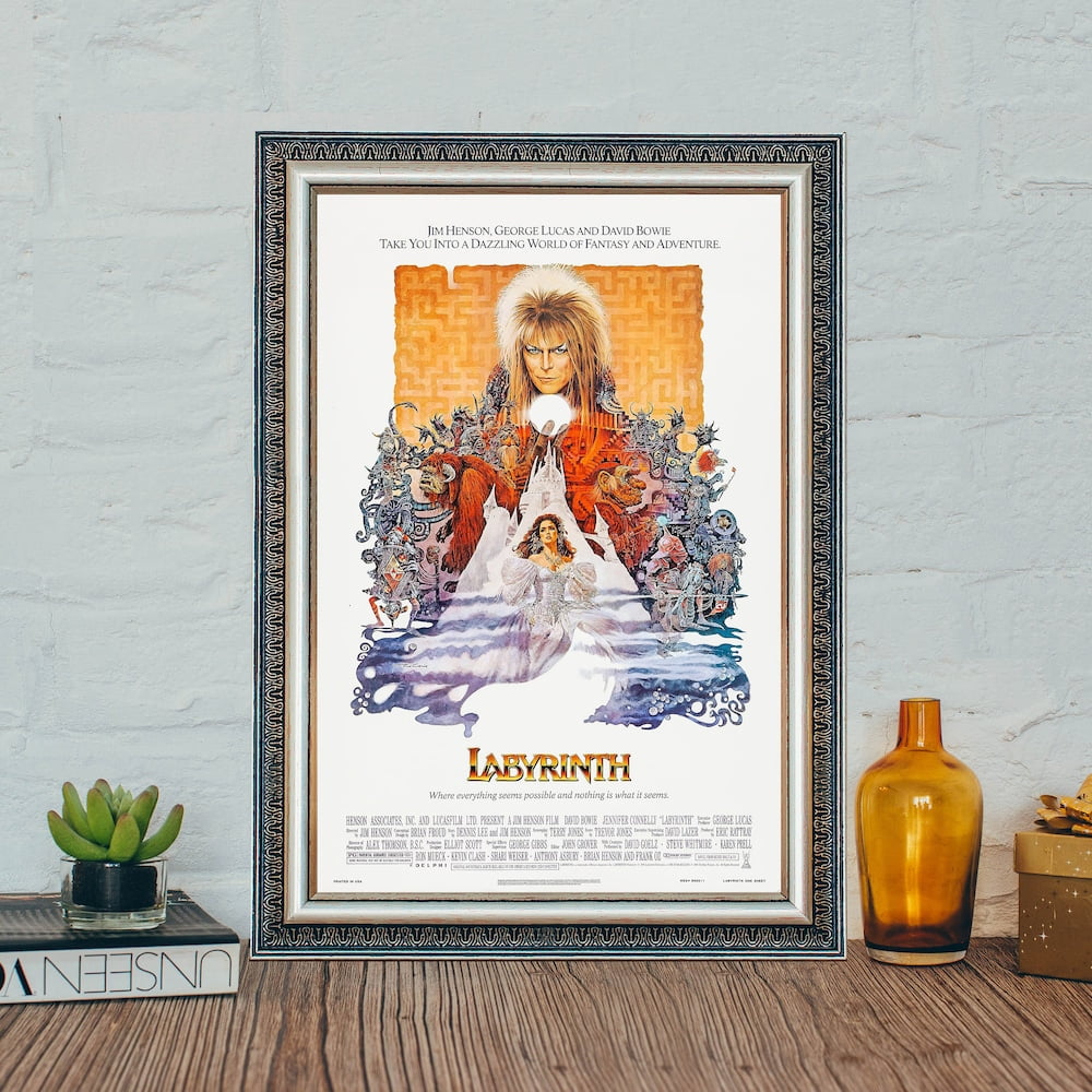 Labyrinth (1986) Movie Poster, Classic Movie Labyrinth Poster, Vintage ...