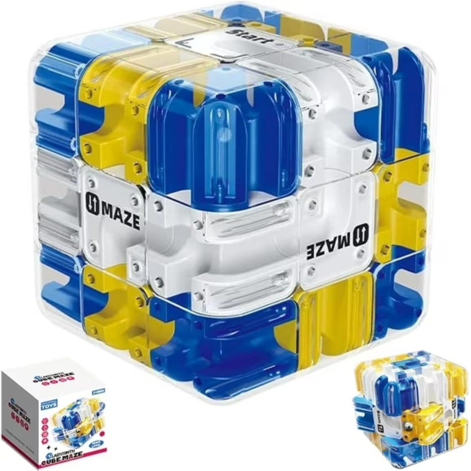Labyrinth 3D Puzzles Maze Cube Spatial Awareness Brain Training ...