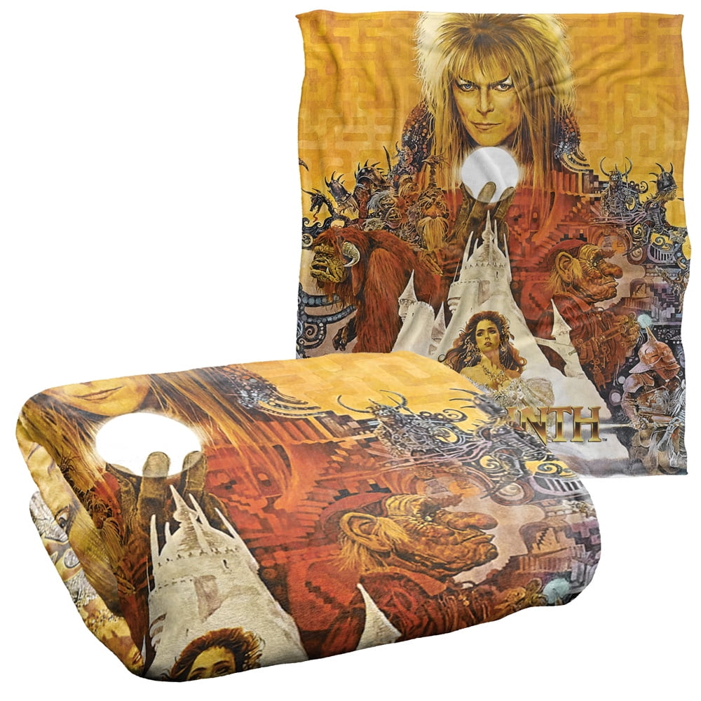 Labyrinth Crystal Ball Officially Licensed Silky Touch Super Soft Throw ...