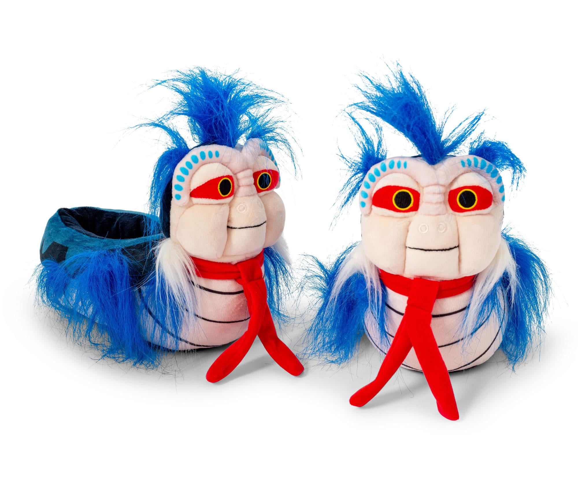 Labyrinth Ello Worm Plush Slippers, One Size Fits Most, Blue - Walmart.com