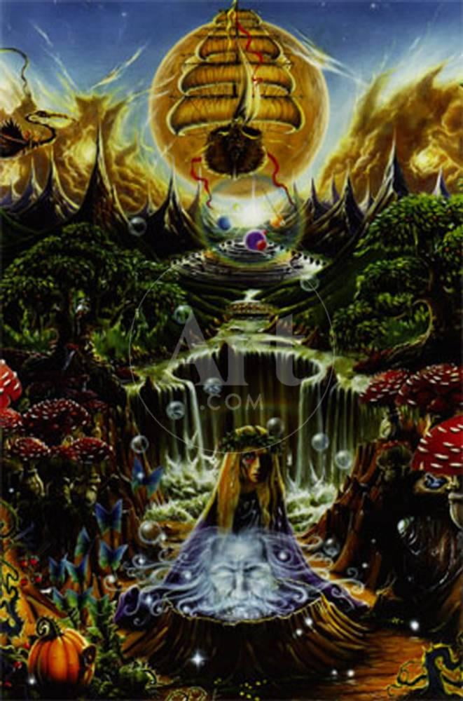 Labyrinth Falls Poster 24x36 Sold by Art.Com - Walmart.com