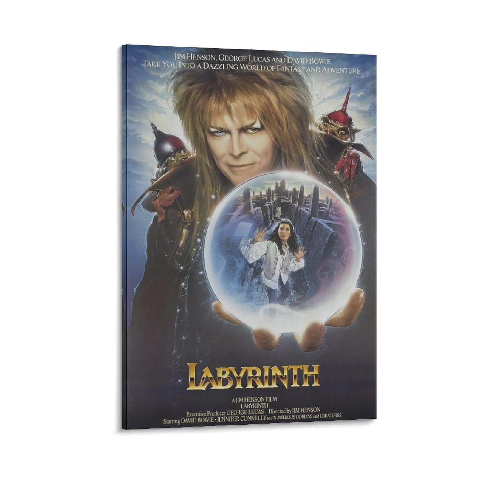 Labyrinth Fantasy Movie 80s Bowie, David Poster Decorative Painting ...