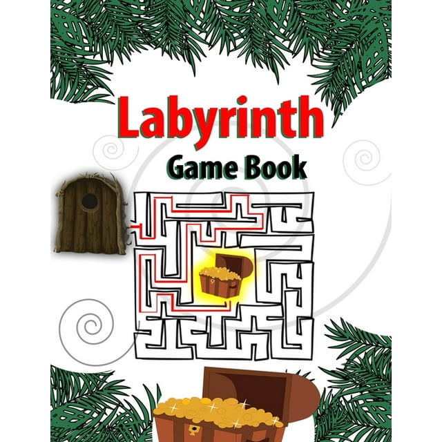 Labyrinth Game Book : Labyrinth Game Activity Book for Kids Ages 4-8 ...