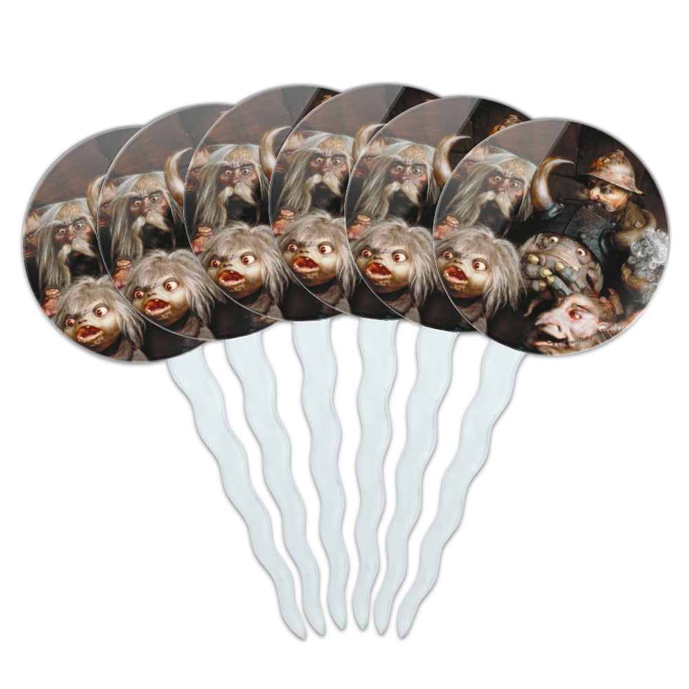 Labyrinth Group of Goblins Shocked Awe Cupcake Picks Toppers Decoration ...