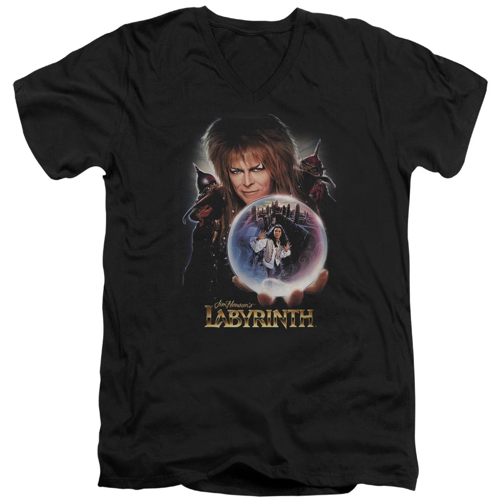 Labyrinth I Have A Gift S/S Adult V-Neck Black - Walmart Business Supplies