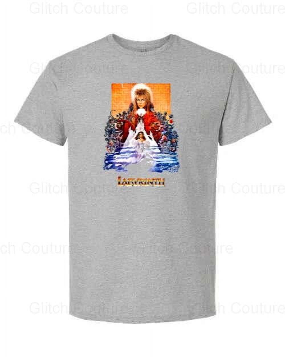 Labyrinth Jim Henson David Bowie 80s Cult Classic Fantasy Movie Tee up ...