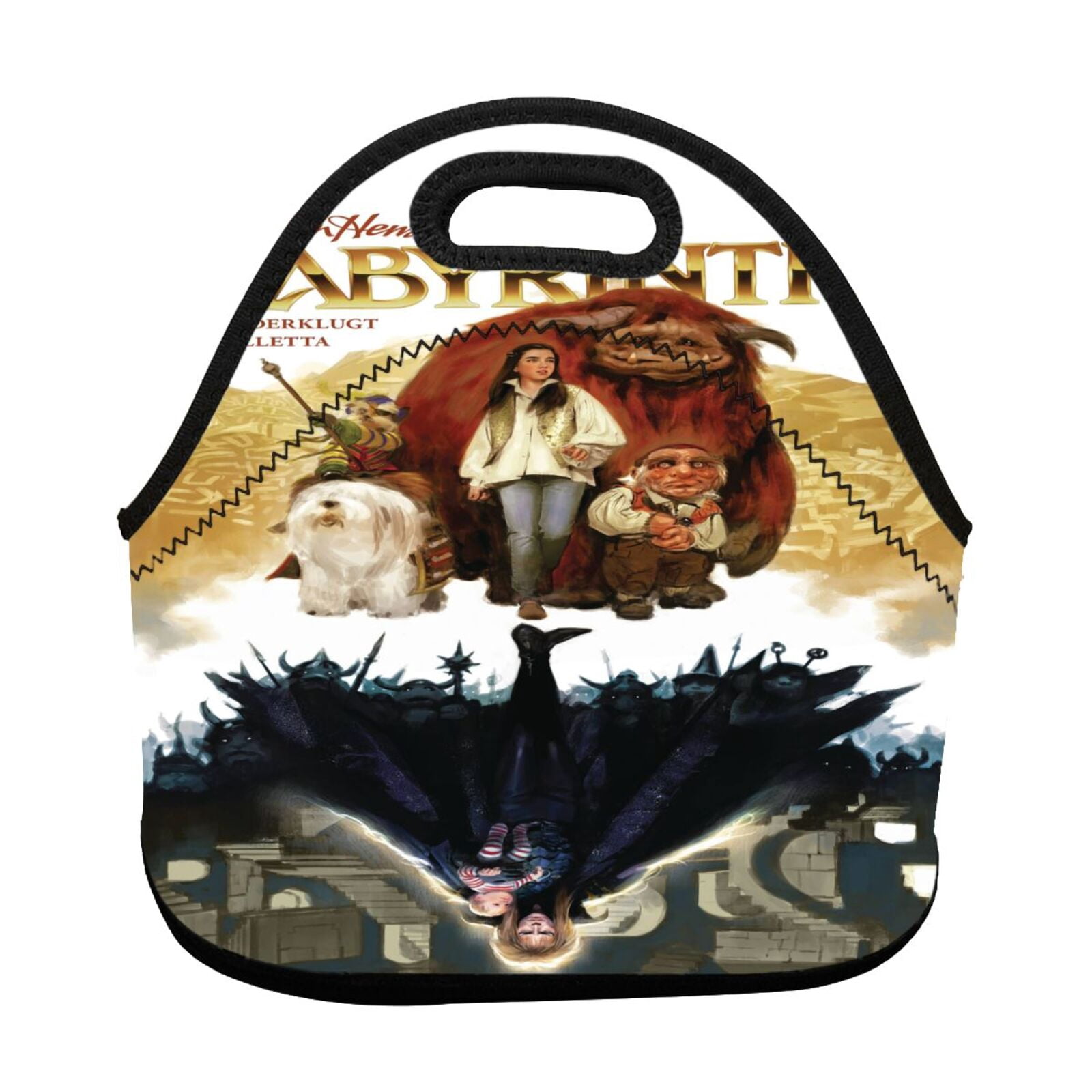 Labyrinth Neoprene Lunch Bag Insulated Lunch Box Tote For School Office ...