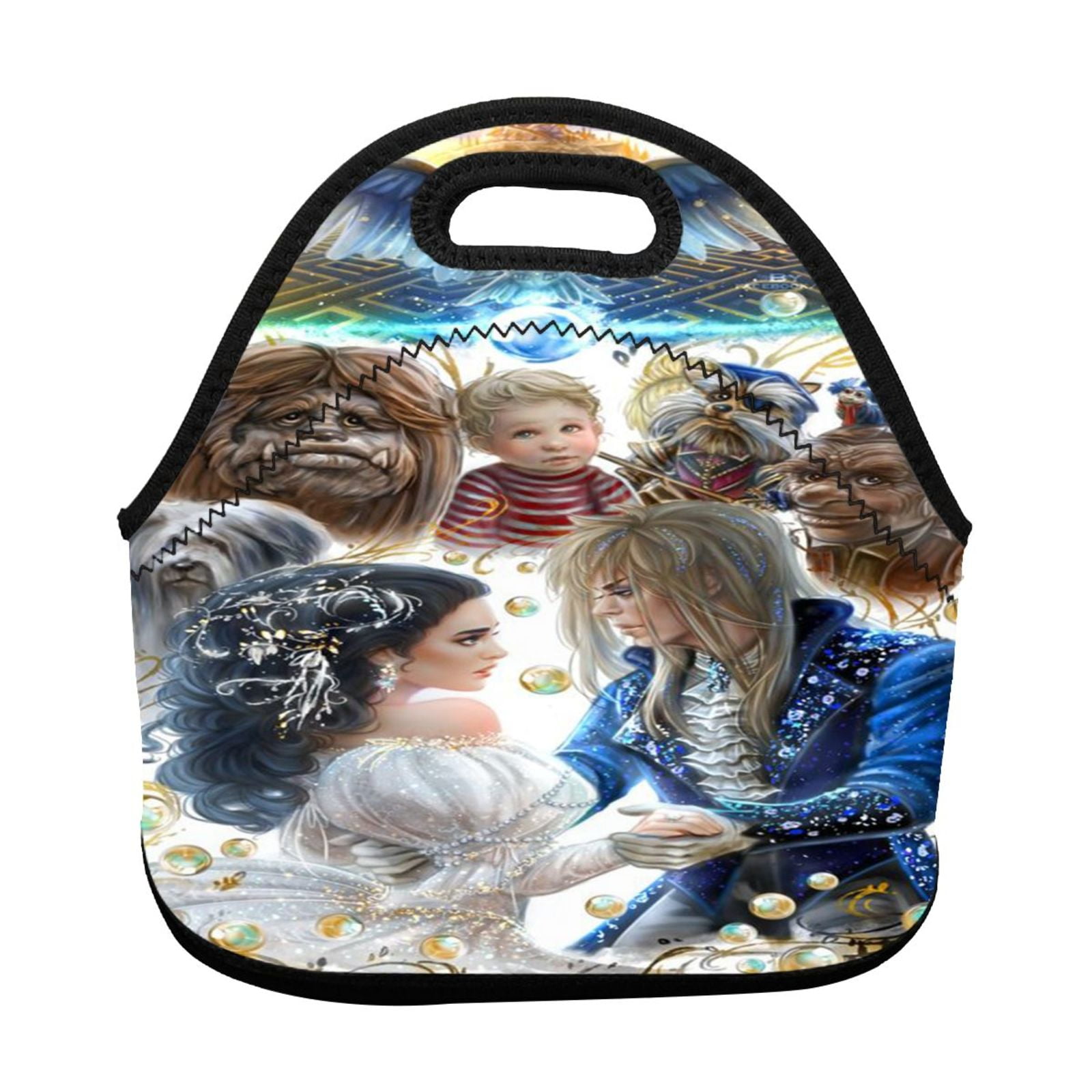 Labyrinth Neoprene Lunch Bag Insulated Lunch Box Tote For School Office ...