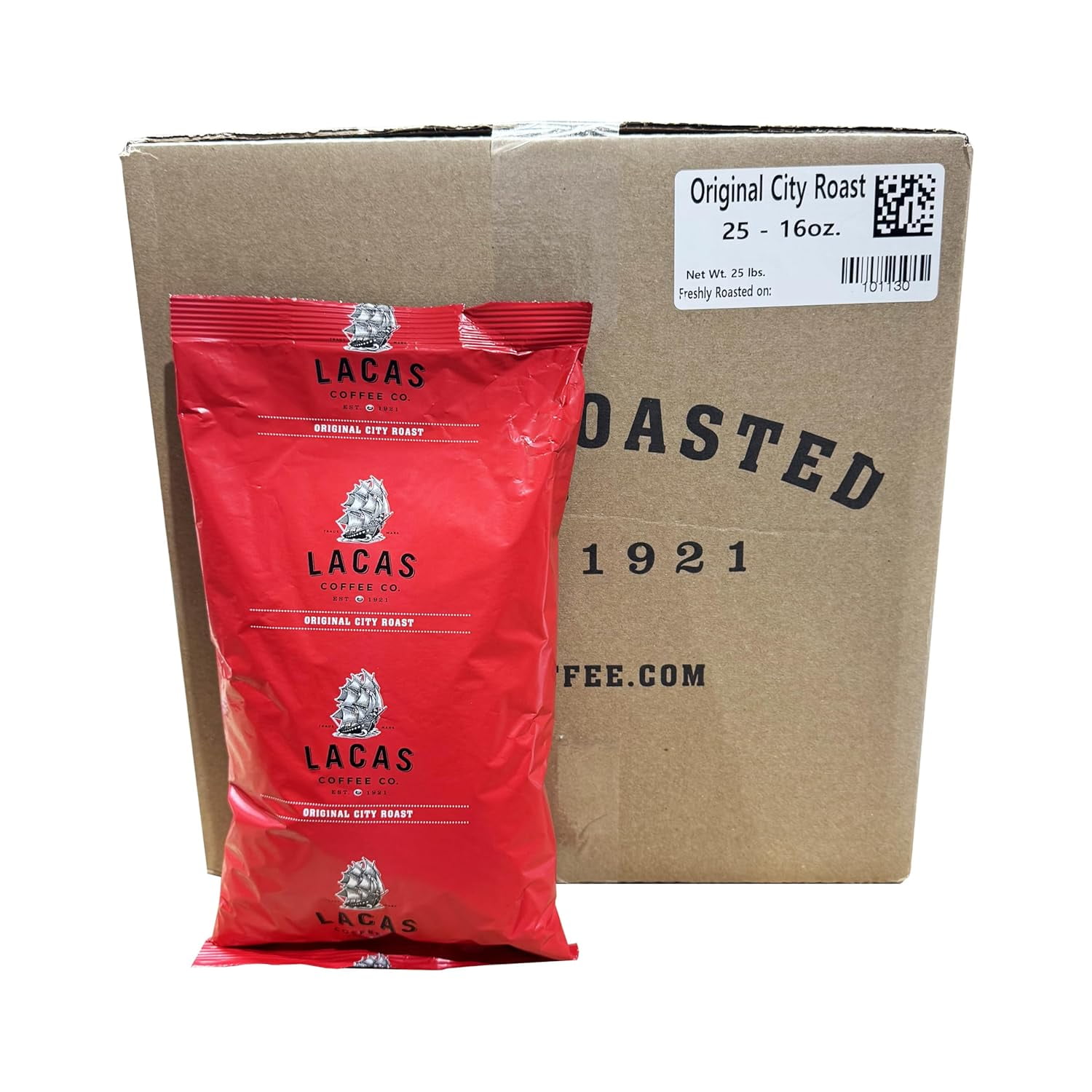 Lacas Original City Roast Ground Coffee, 25/16 oz Bags – Premium ...