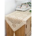 Lace Boho Table Runners Vintage Macrame Crochet Table Runner Farmhouse ...