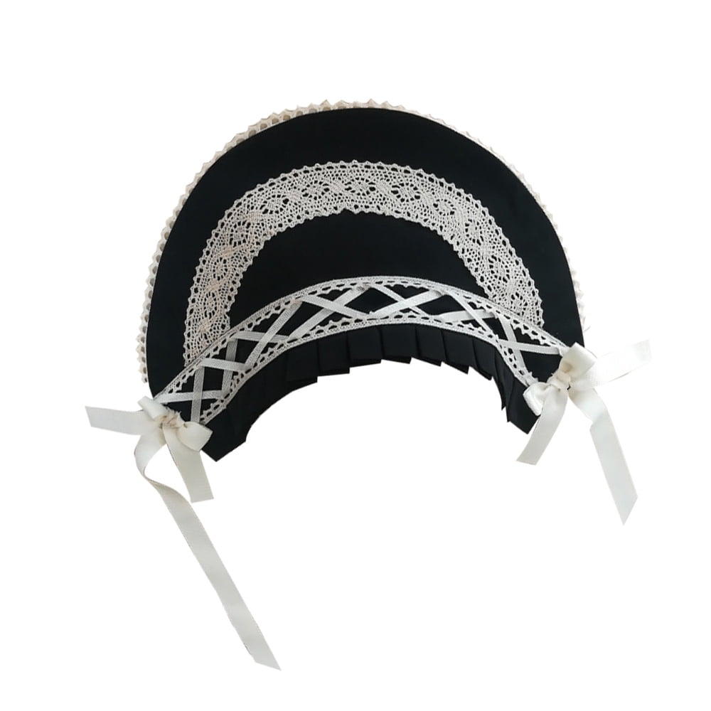 Lace Bonnet Hat Colonial Pioneer Headwear Tea Party Costume Sun Cap for ...