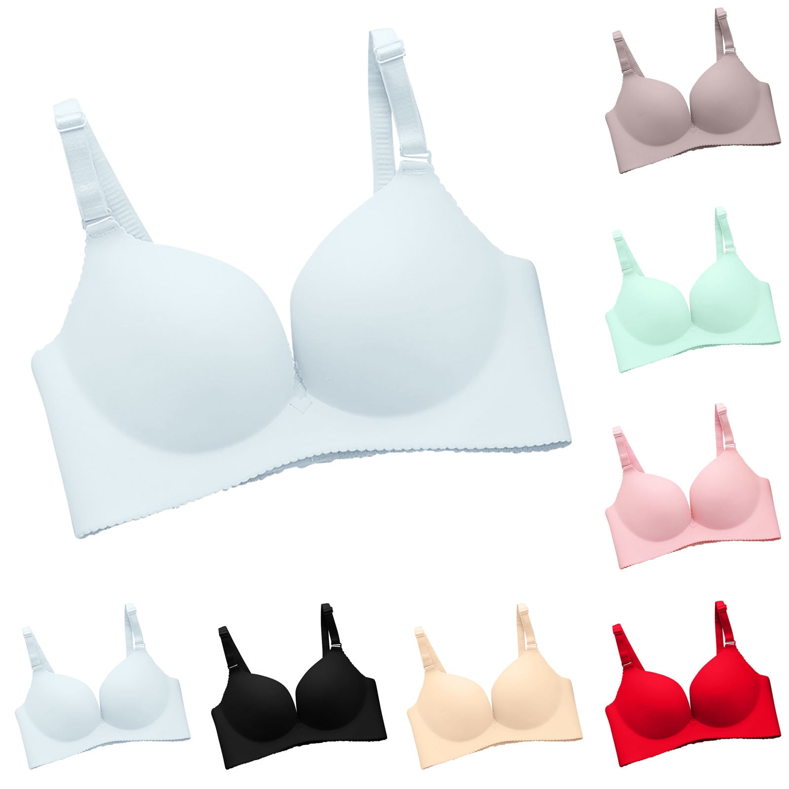 Lace Bras for Women │ Wireless Bras, Seamless Bralette, Push Up Bras ...