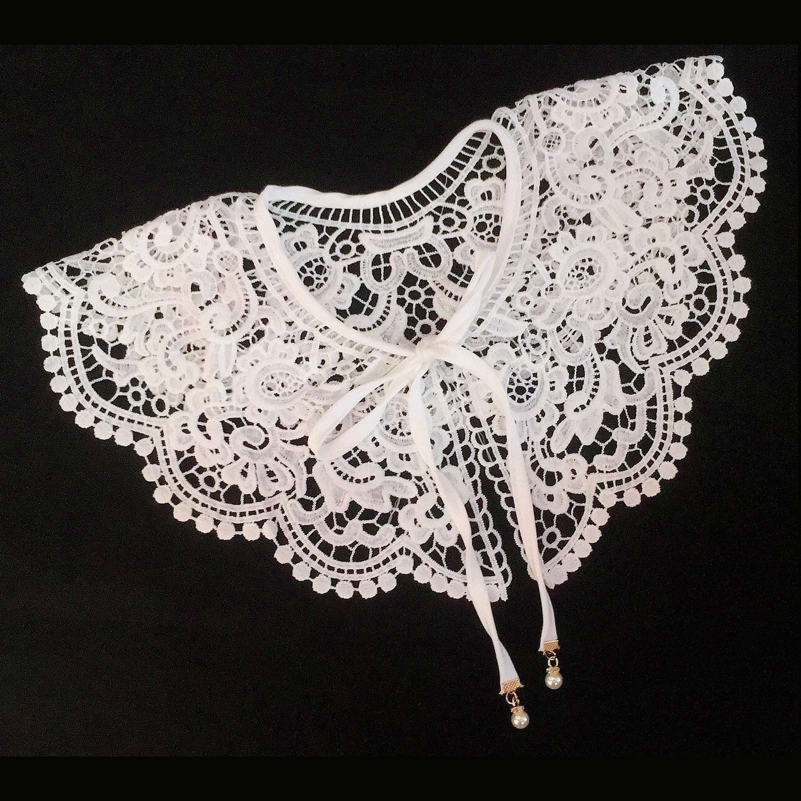Lace Buckle Shawl Hanfu Cloud Shoulder Sweater Decoration Hollow Fake ...
